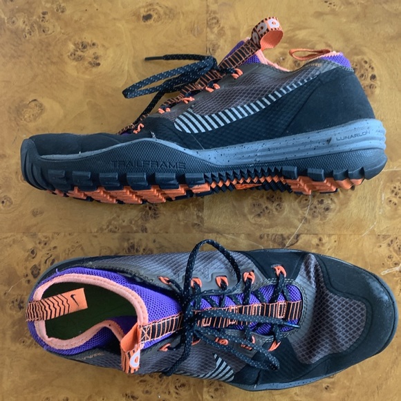 Nike ACG | Shoes | Acg Nike Hiking Boots Trailframe Sz Flywire Lunarlon ...
